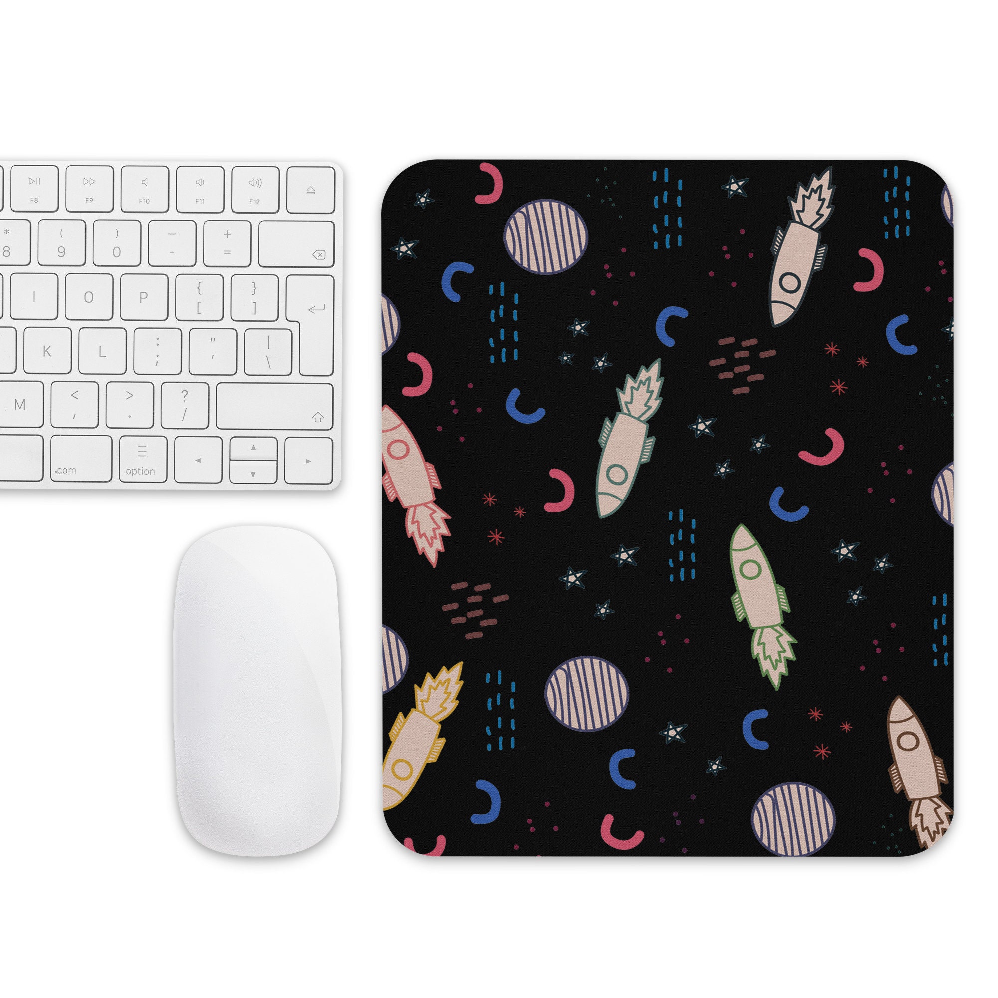 Rocket Launcher Mouse Pad TESLA Style Computer Mars - Etsy