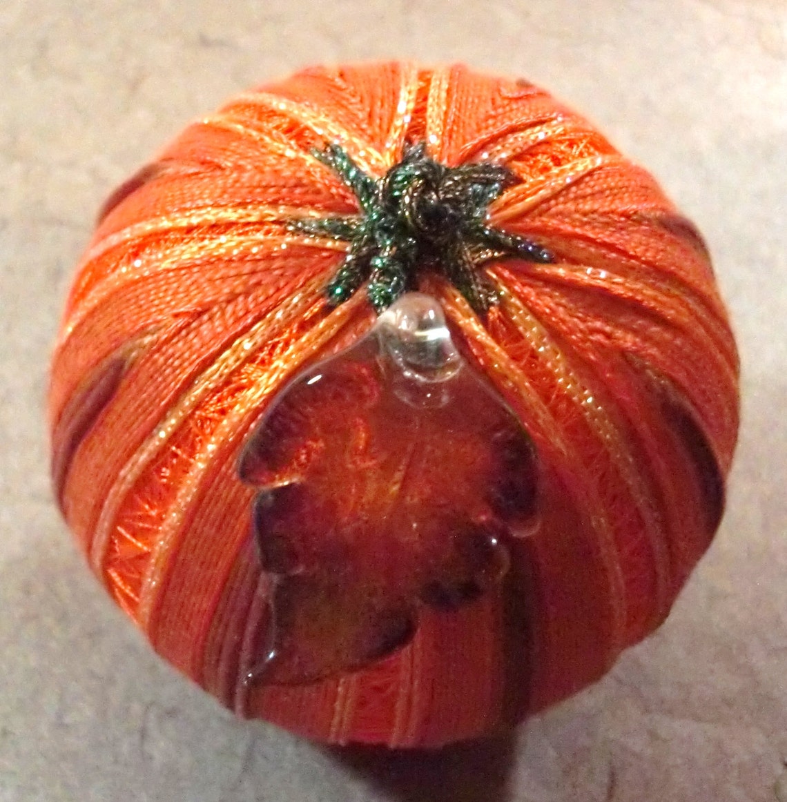 Japanese Temari: Pumpkin in Shades of Orange With Antique Dk. Brown ...