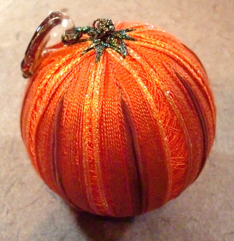 Japanese Temari: Pumpkin in Shades of Orange With Antique Dk. Brown ...