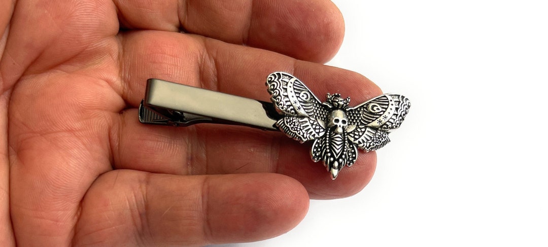 Death Head Moth Tie Clip Tie Bar / 04 - Etsy