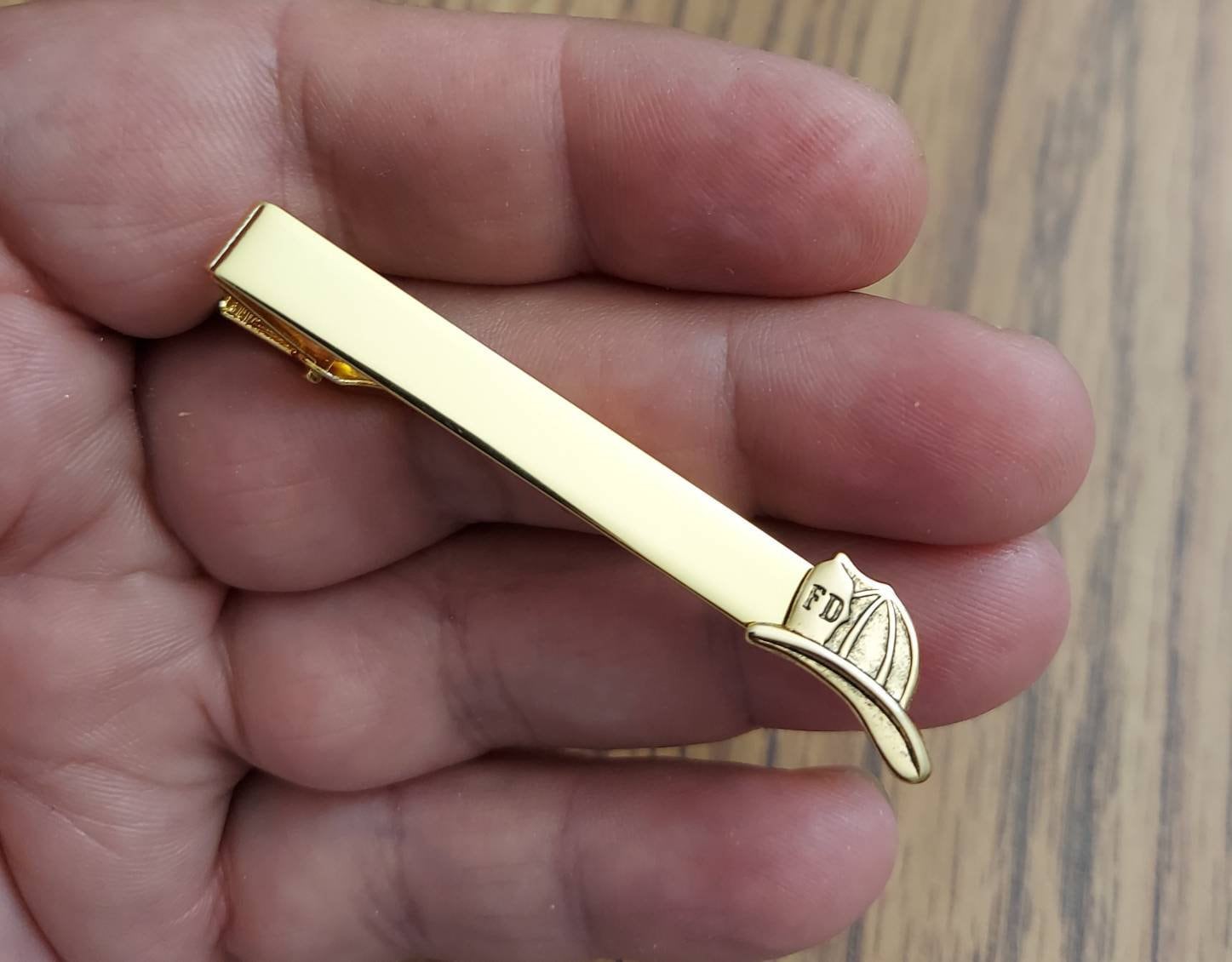 Amazing Gold Filled FIREMAN HELMET Tie CLIP Tie Bar / P20 - Etsy
