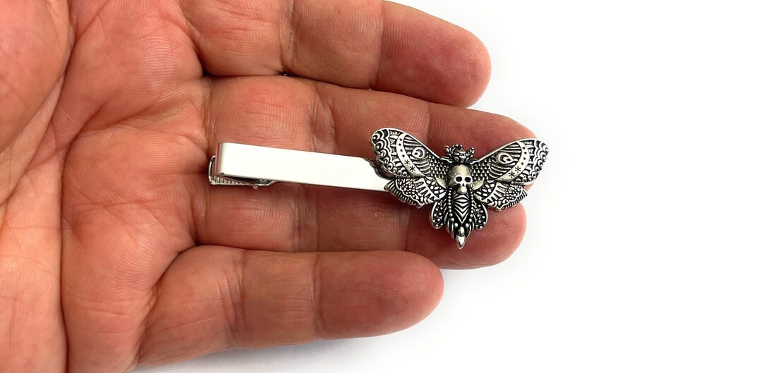 Death Head Moth Tie Clip Pins, Tie Bar /T13 - Etsy