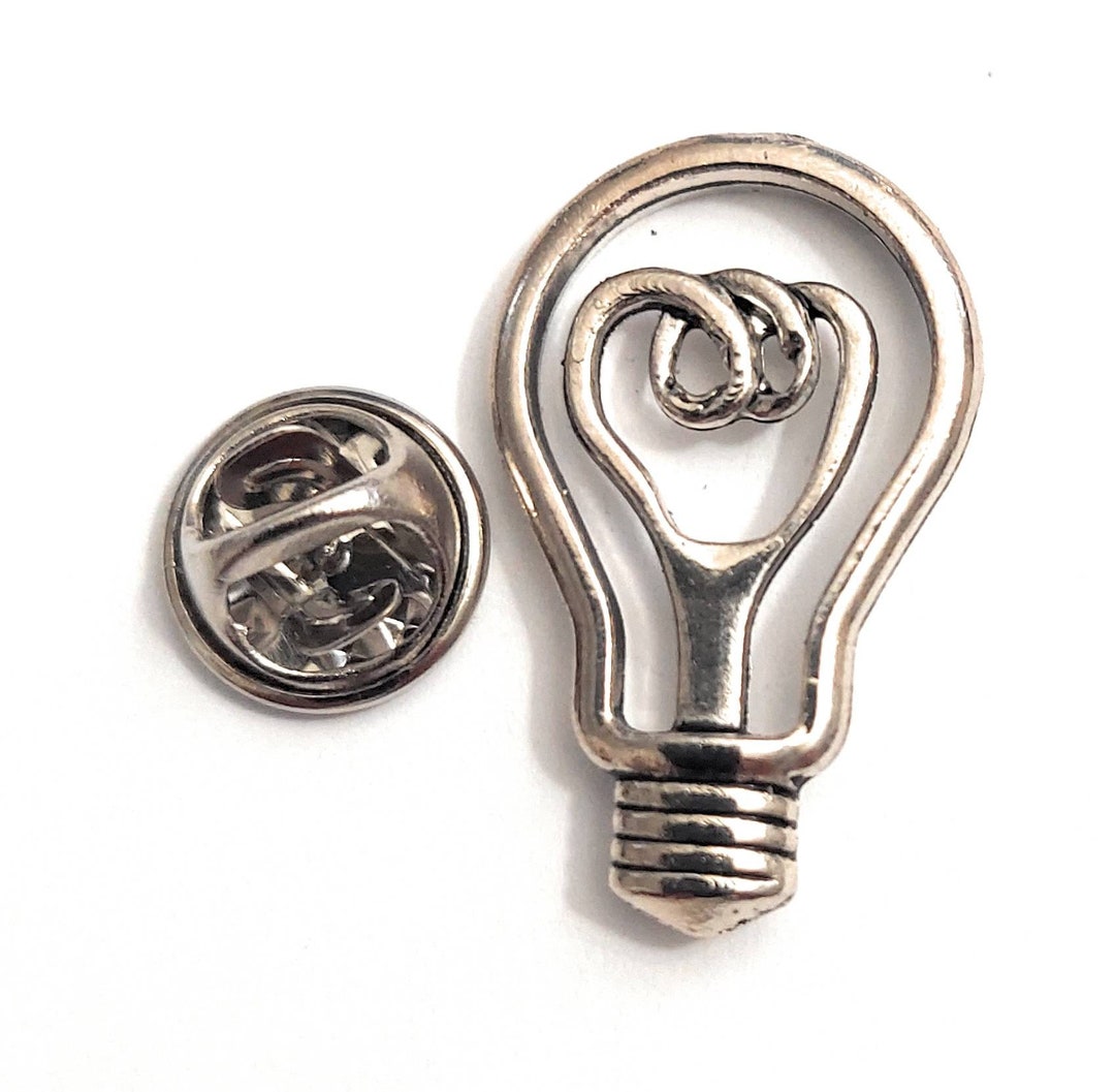LIGHT BULB Lapel Pin Tack Pin / P111 - Etsy