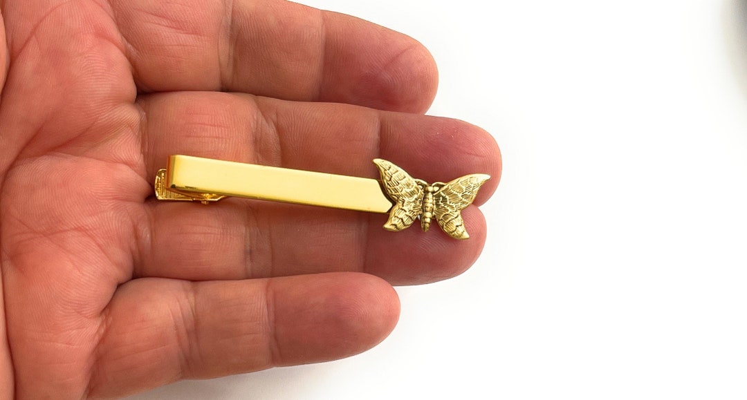 Butterfly Tie Clip Tie Bar Pin / P08 - Etsy