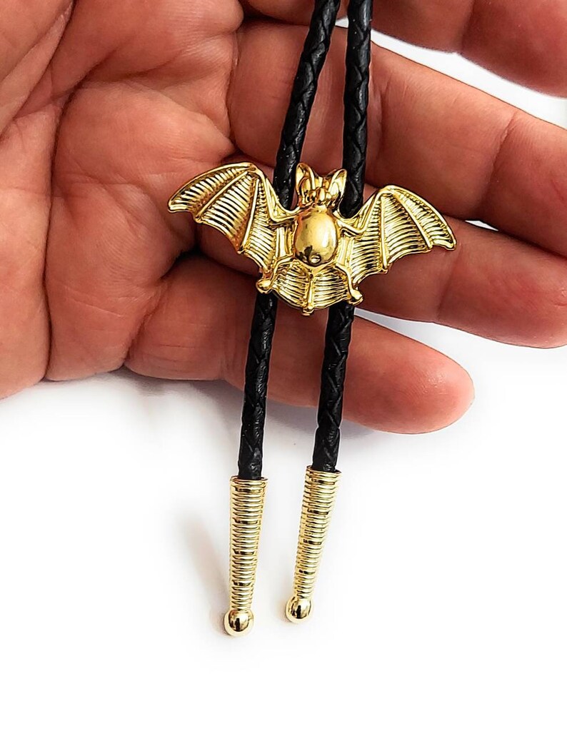 Handmade Amazing Design BAT Bolo Tie Personalized Cord Color | Etsy