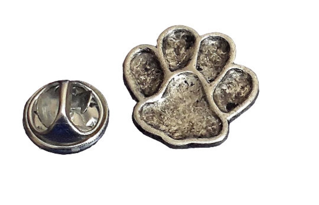 Amazing Details PAW PRINT Lapel Pin Tack Pin Tie Tack / P2 - Etsy
