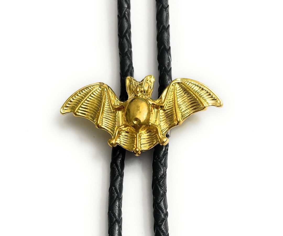 Bat Bolo Tie - Personalized Cord Color , Length , and Tips /T17 - Etsy