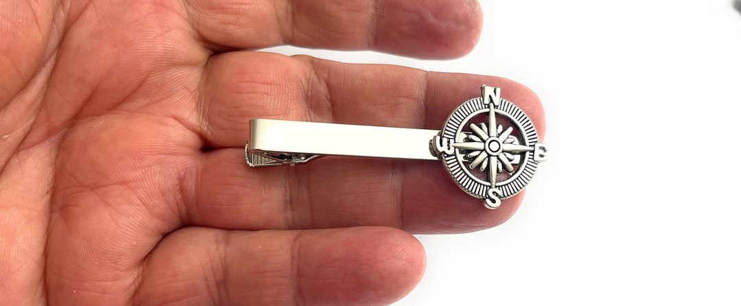Compass Tie Clip Tie Bar /US3 - Etsy