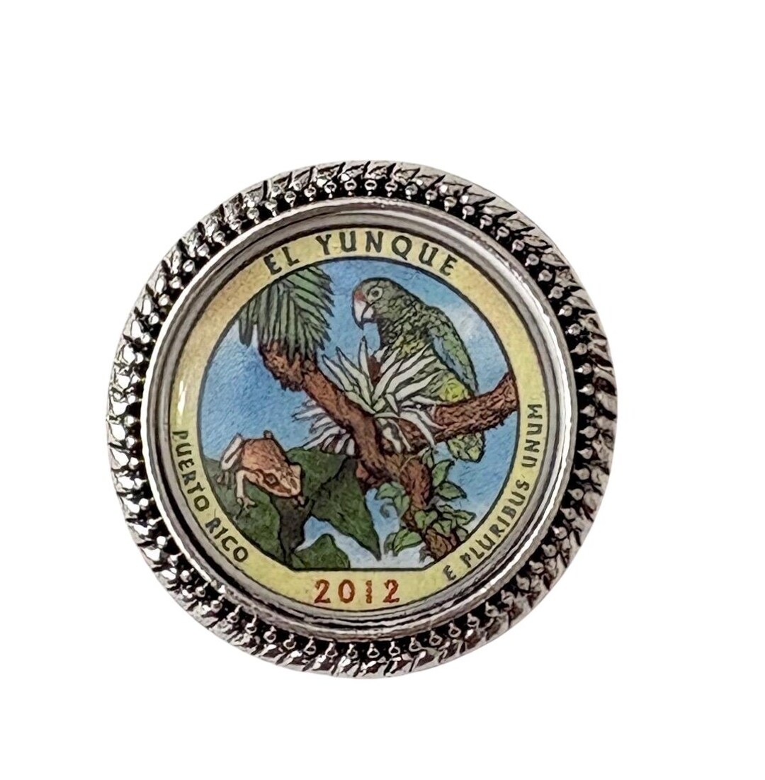 EL Yunque Puerto Rico US State Brooch / Tack Pin /ST02 - Etsy