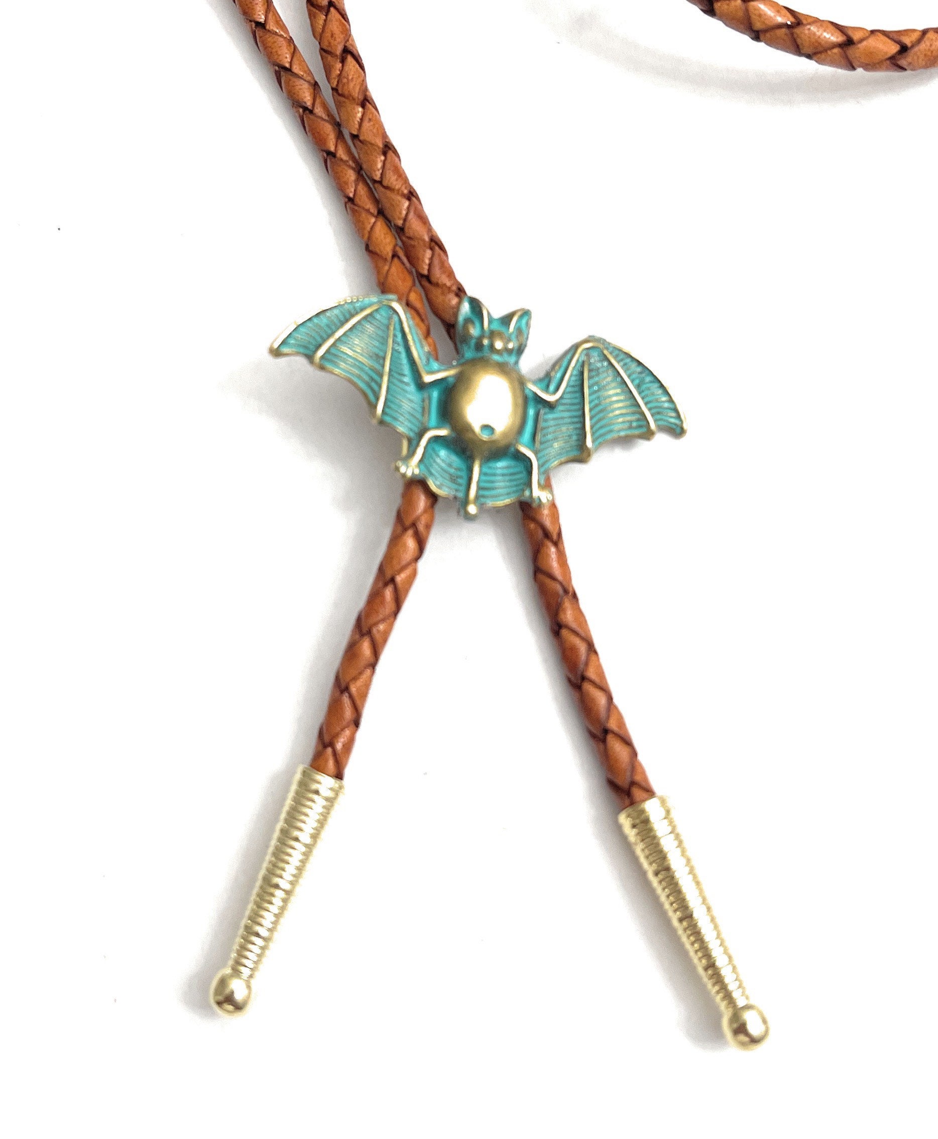 Handmade Amazing Bat Bolo Tie Personalized Cord Color - Etsy