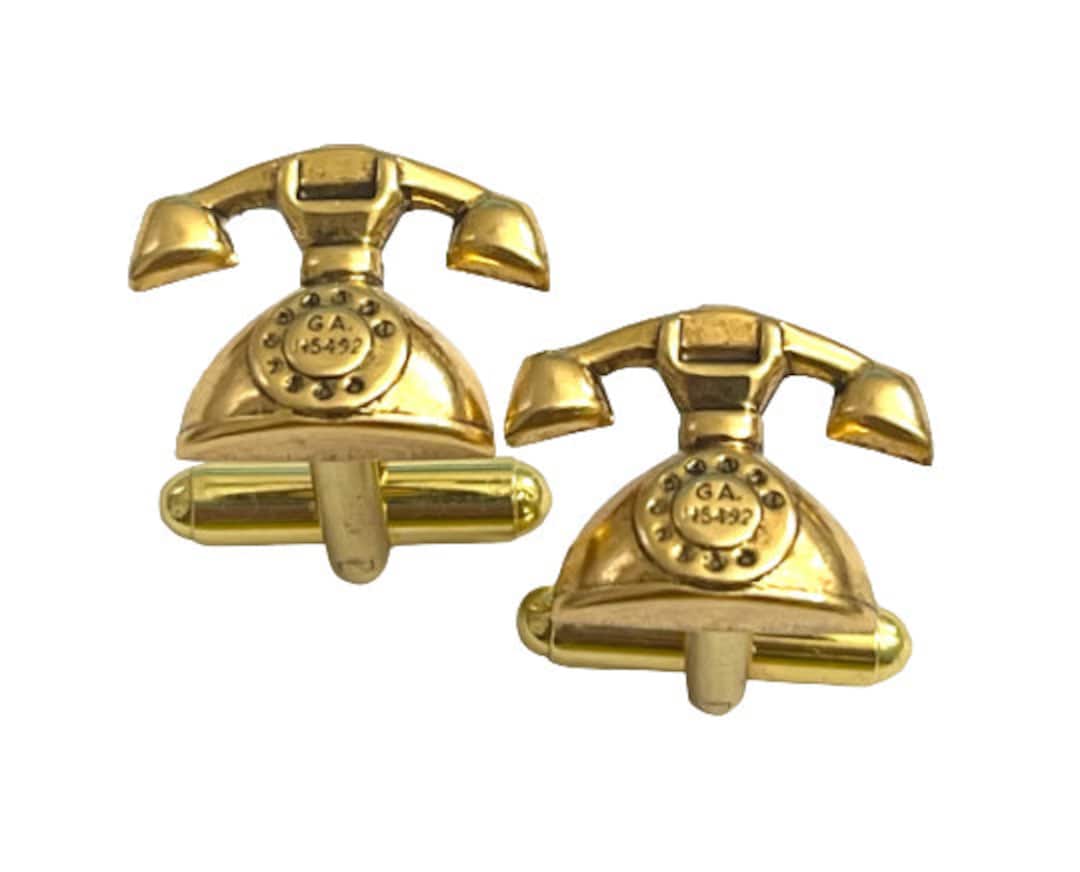 OLD TELEPHONE Cufflinks Cuff Links /P91 - Etsy