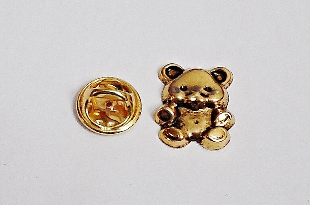 Amazing Details TEDDY BEAR Lapel Pin Tack Pin / P59 - Etsy