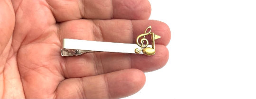 MUSIC NOTE Tie Clip Tie Bar /P91 - Etsy