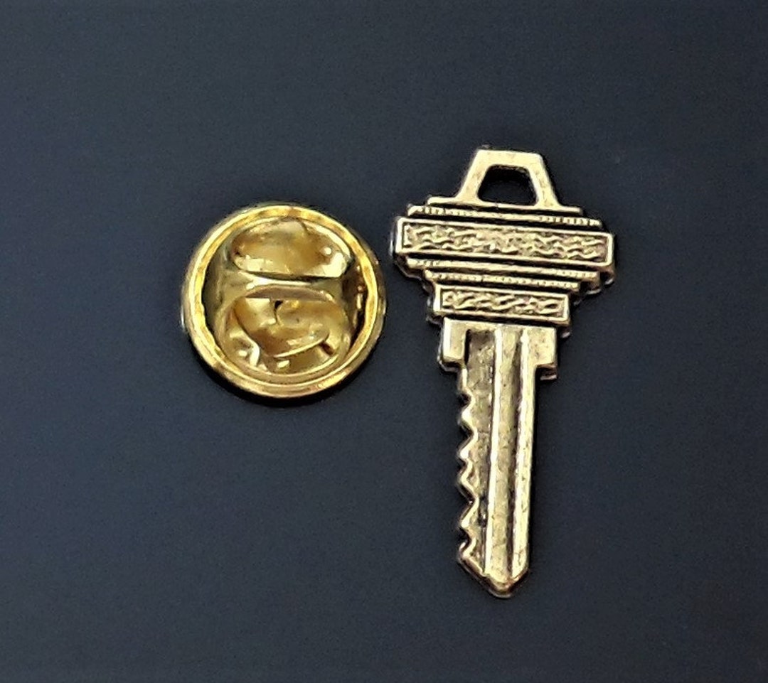 Key Lapel Pin Tack Pin Tie Tack /P71 - Etsy