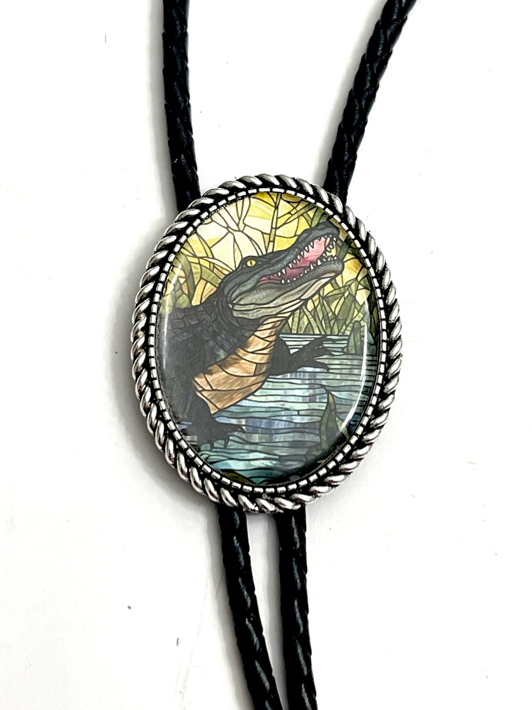 Crocodile Alligator Tie - Personalized Cord Color ,length , and Tips ...