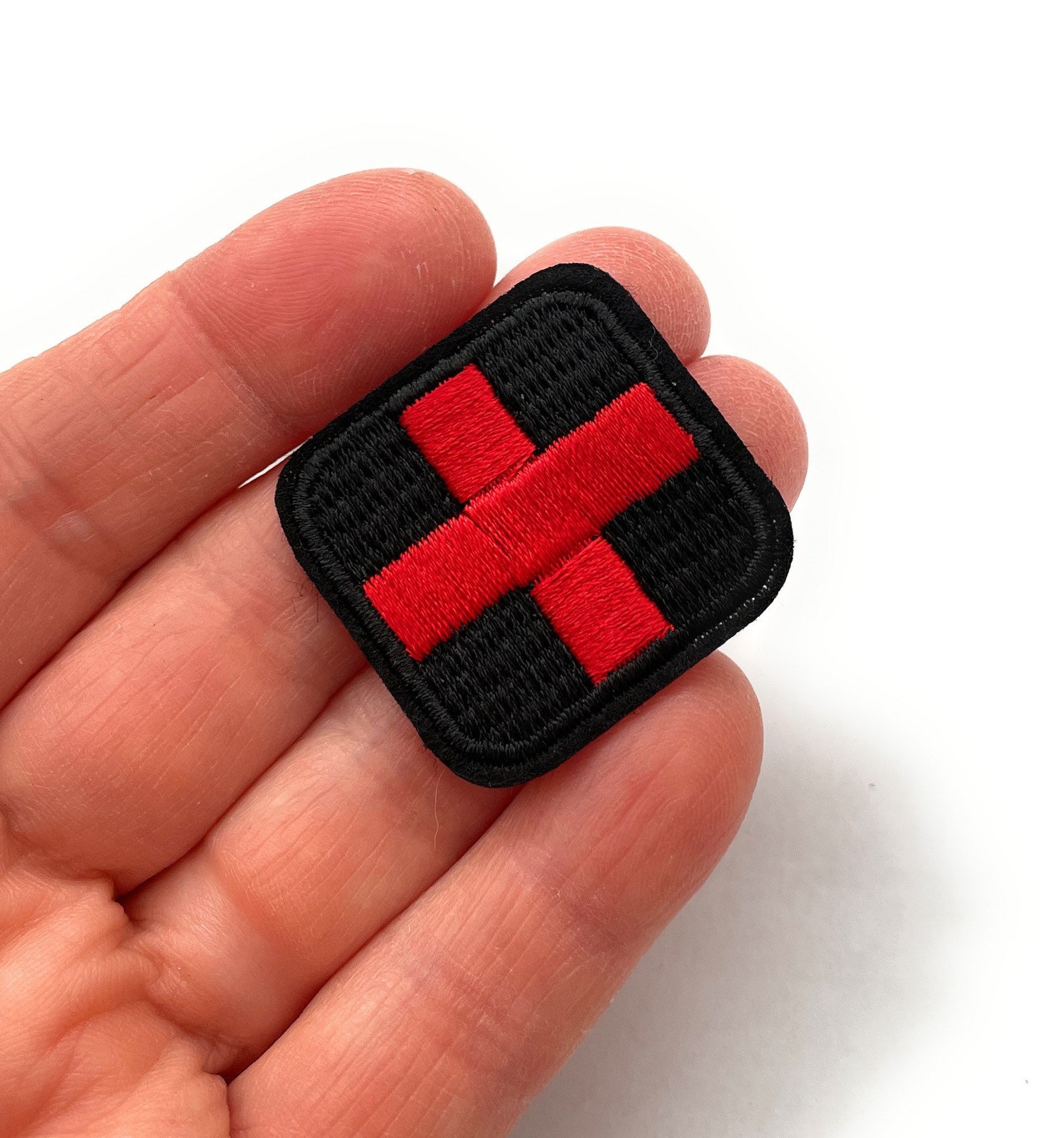 Cross Patch Iron On Patch Bordado Patch Jacket Patch Applique | Etsy