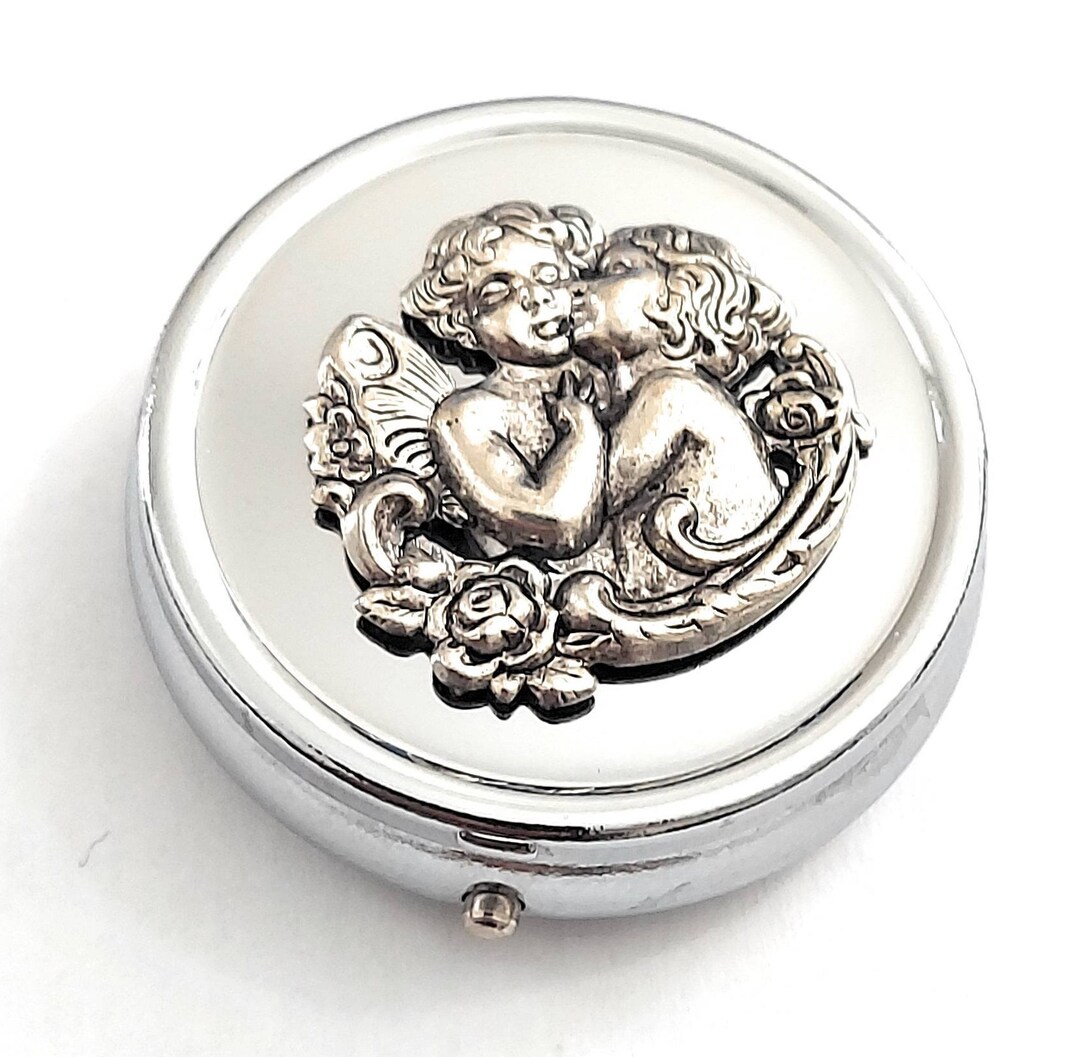 Amazing Victorian Style Pill Box Pill Case Container / P14 - Etsy