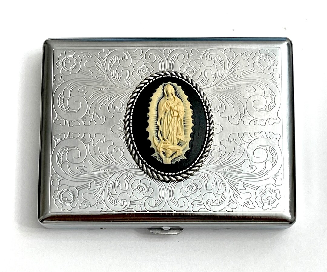 Amazing Victorian Style Mary - Virgin Mary Stainless Steel Cigarette ...