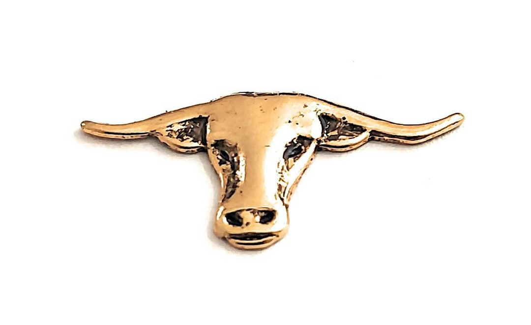 Amazing Details BULL Lapel Pin Tack Pin / P38 - Etsy