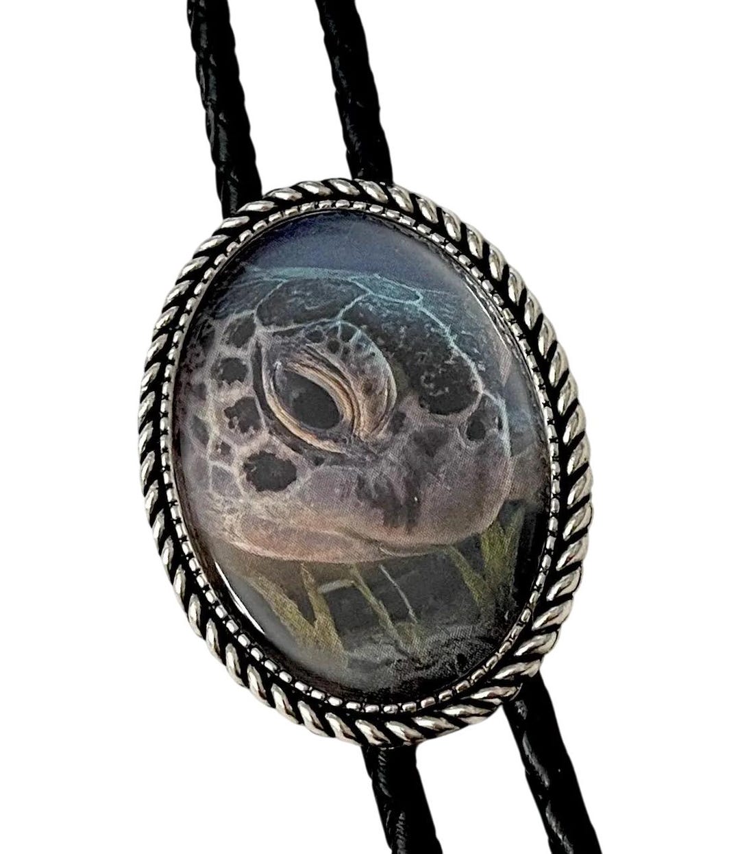 Turtle Bolo Tie - Personalized Cord Color , Length , and Tips /A13 - Etsy
