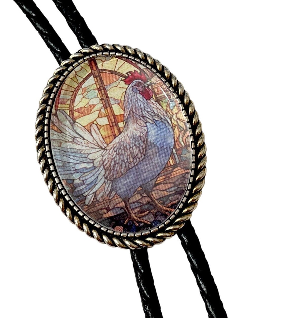 Chicken Bolo Tie - Personalized Cord Color ,length , and Tips /B01 - Etsy