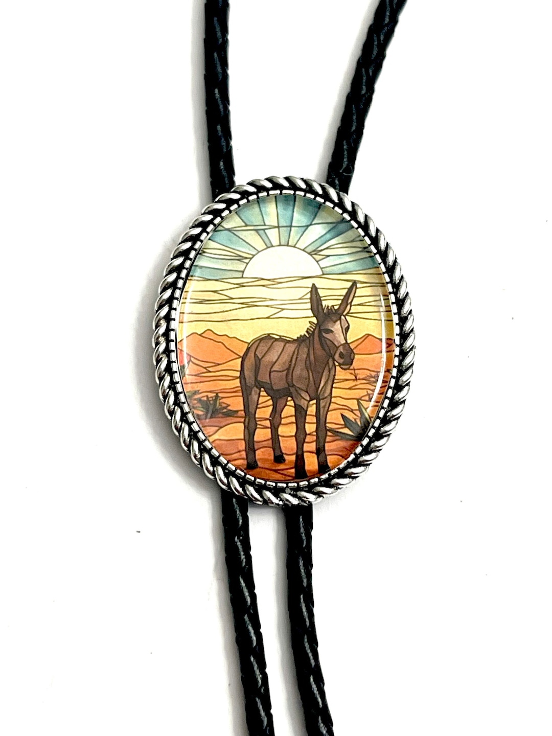 Donkey Bolo Tie - Personalized Cord Color ,length , and Tips /A03 - Etsy