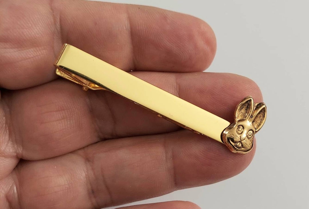 Bunny Rabbit Tie Clip Pins, Tie Bar / P28 - Etsy