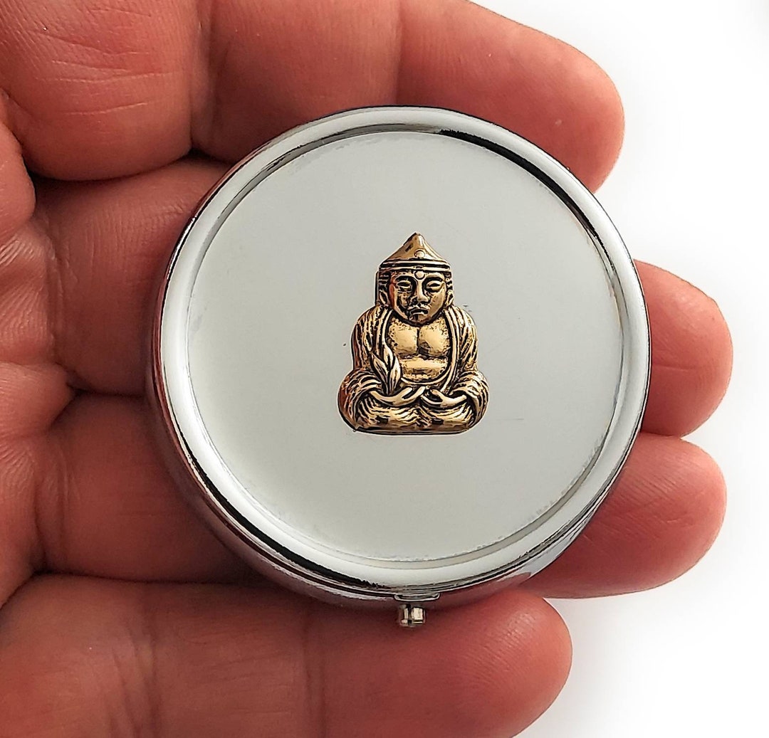 Buddha Real Compartment Pill Box Pill Case Container / P10 - Etsy