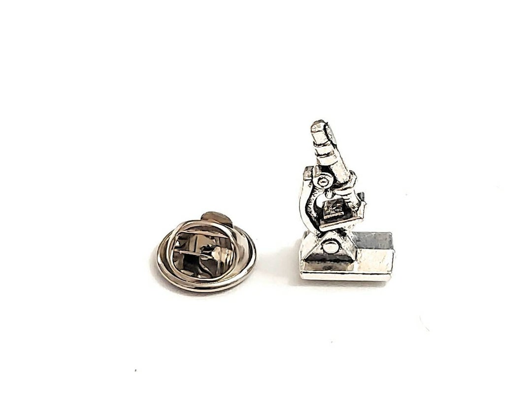 Amazing Details MICROSCOPE Lapel Pin Tack Pin / US2 - Etsy