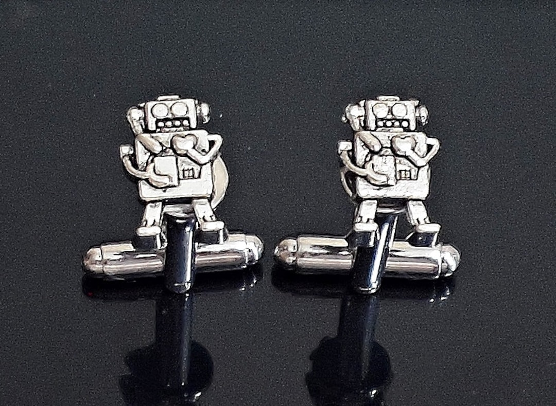 ROBOT CUFF LINKS Cufflinks /P1 - Etsy