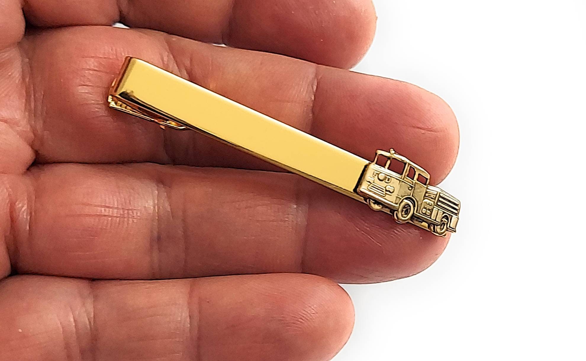 Great Design Fire Truck Fire Engine Fireman Tie Clip Tie Bar - Etsy
