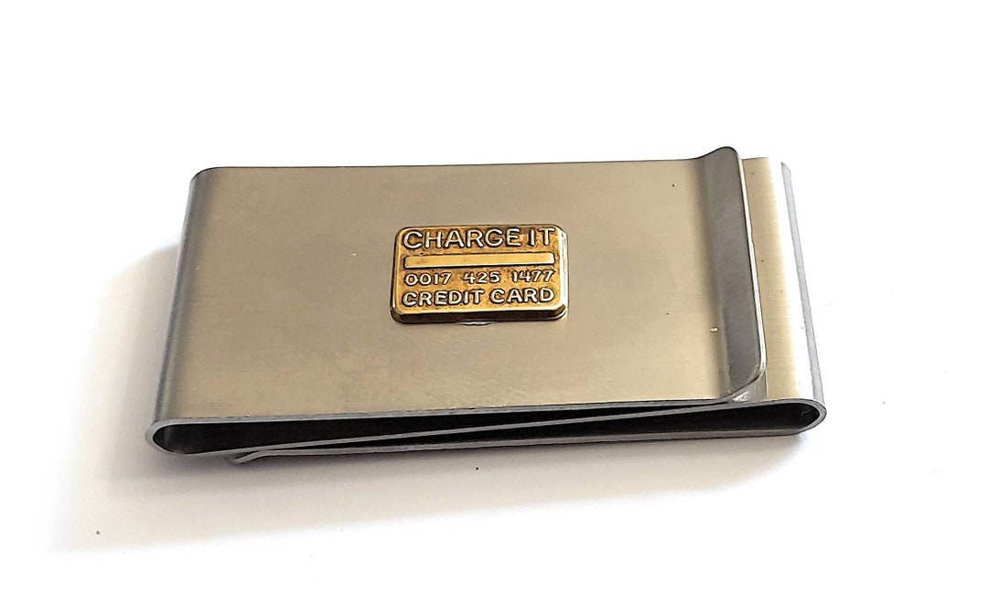 2 SIDE Stainless Steel Credit Card Money Clip /P02 - Etsy