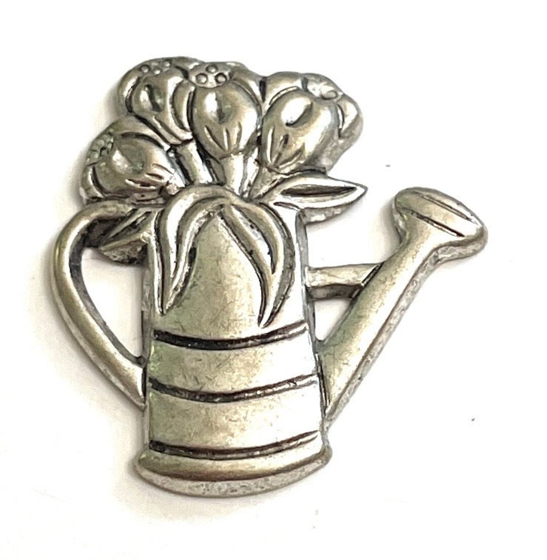 Flower Pot Vase Lapel Pin Tack Pin / P41 - Etsy