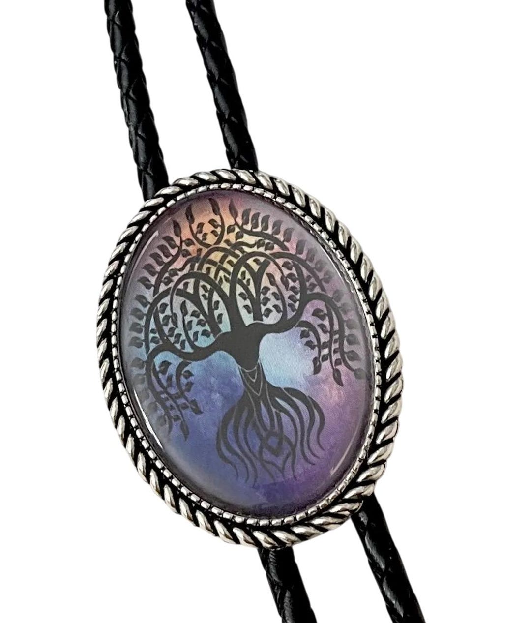 Celtic Tree of Life Bolo Tie - Personalized Cord Color ,length , and ...