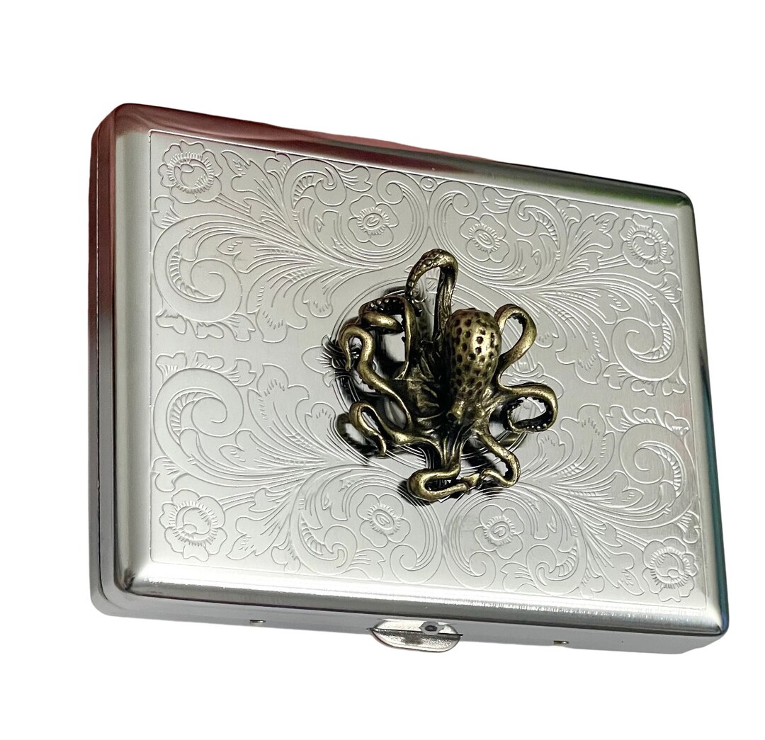 3D Octopus Stainless Steel Cigarette Box Case Top Quality /T21 - Etsy