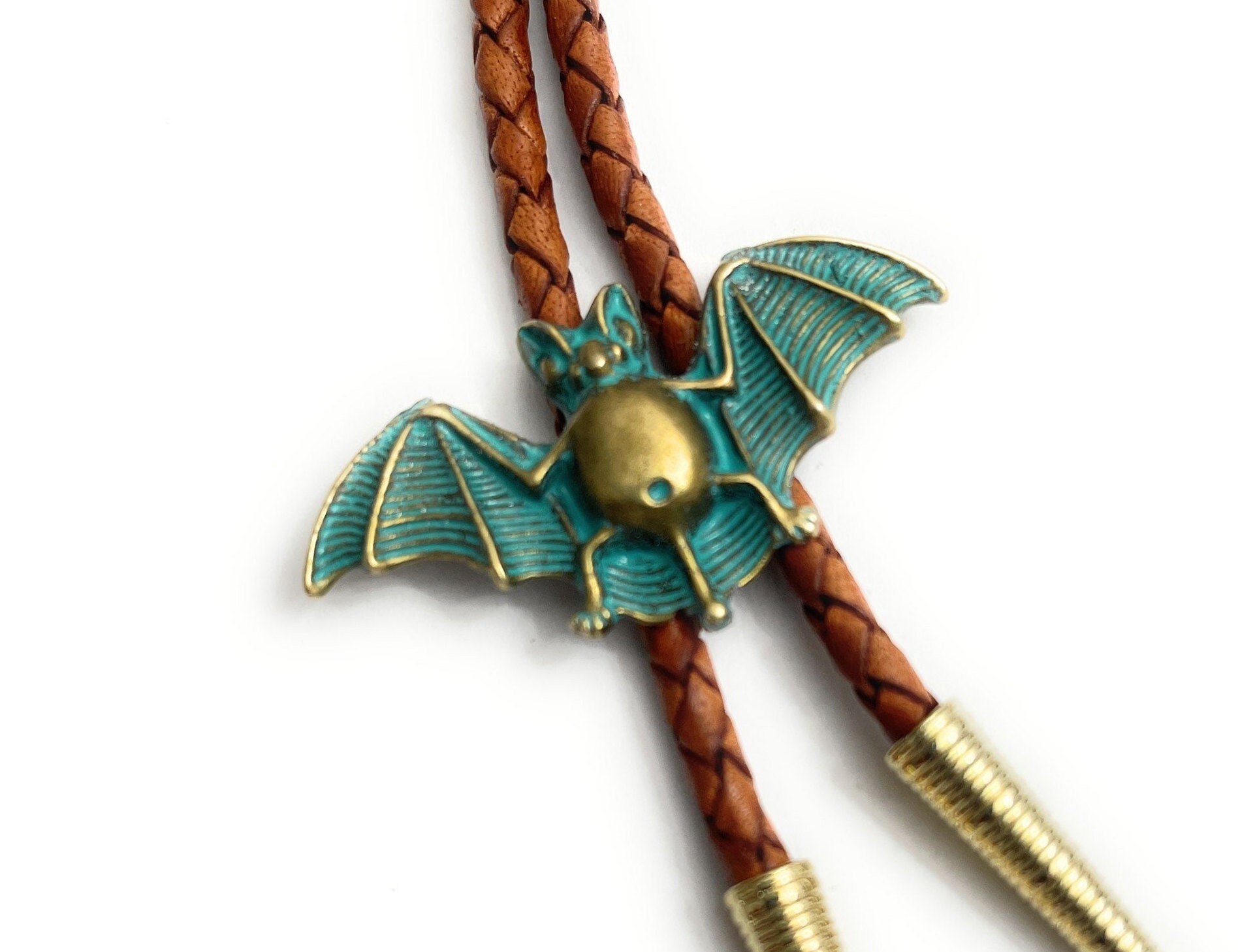 Handmade Amazing Bat Bolo Tie Personalized Cord Color - Etsy
