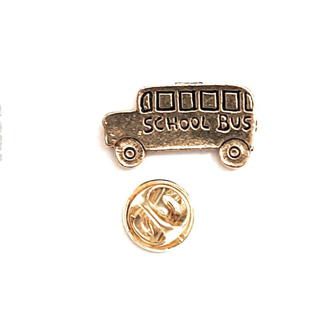 School Bus Lapel Pin Tack Pin / P23 - Etsy