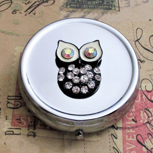 Owl Pill Box - Etsy