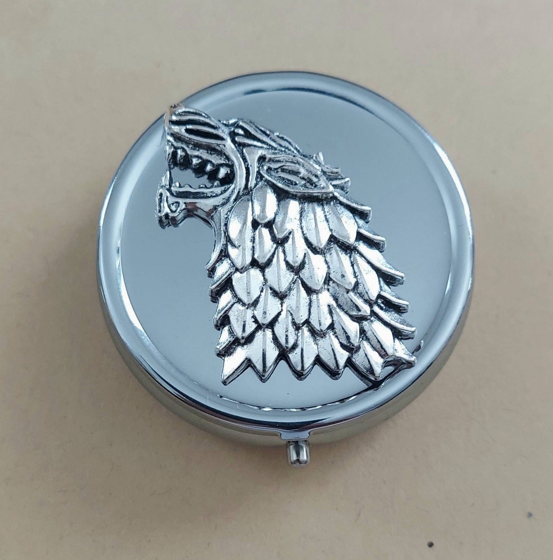 Great Design WOLF Triple Compartment Pill Box Pill Case Container / T15 ...