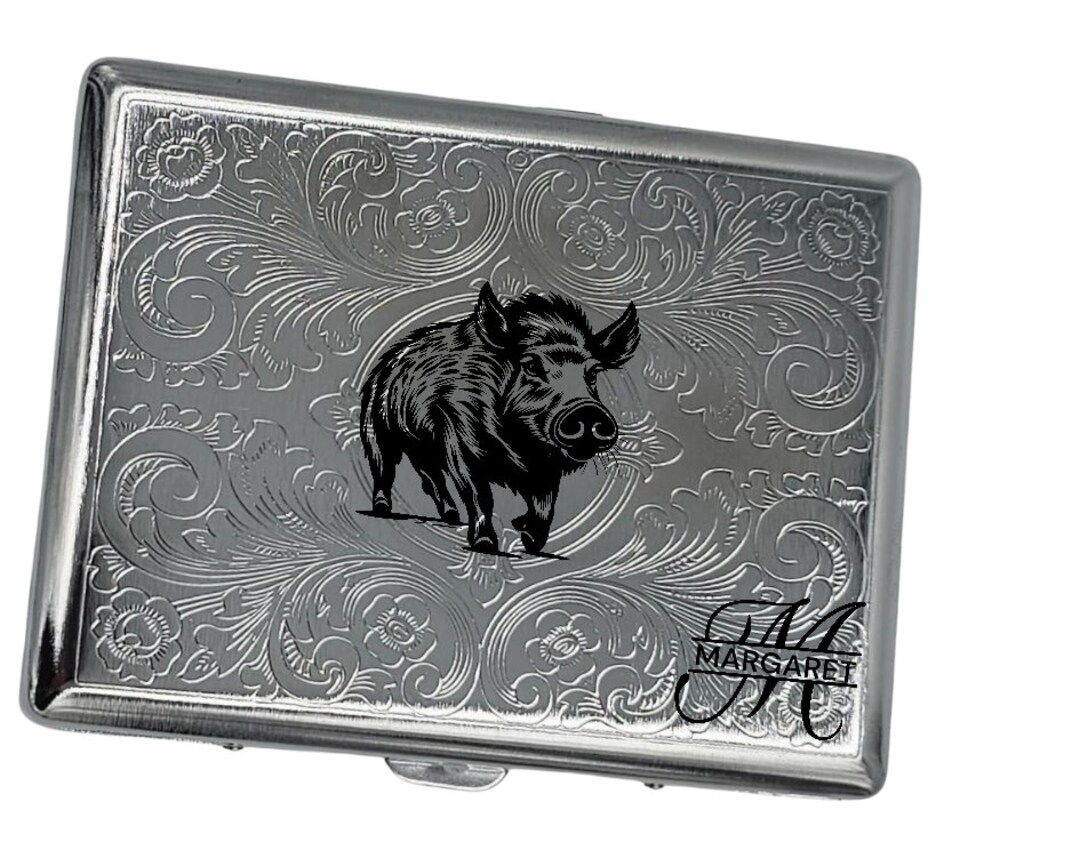 WILD BOAR Customized Personalized Stainless Steel Monogram Name ...