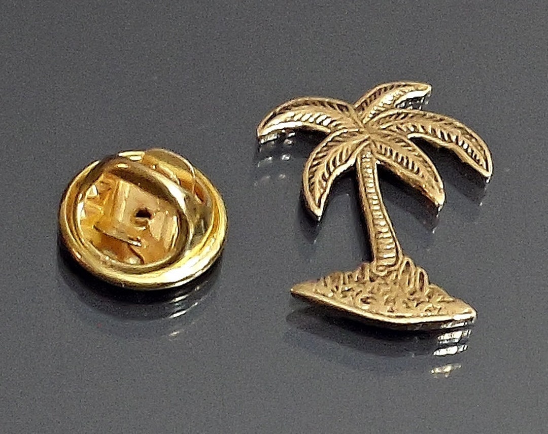 Amazing Details Palm Tree Lapel Pin Tack Pin / P11 - Etsy