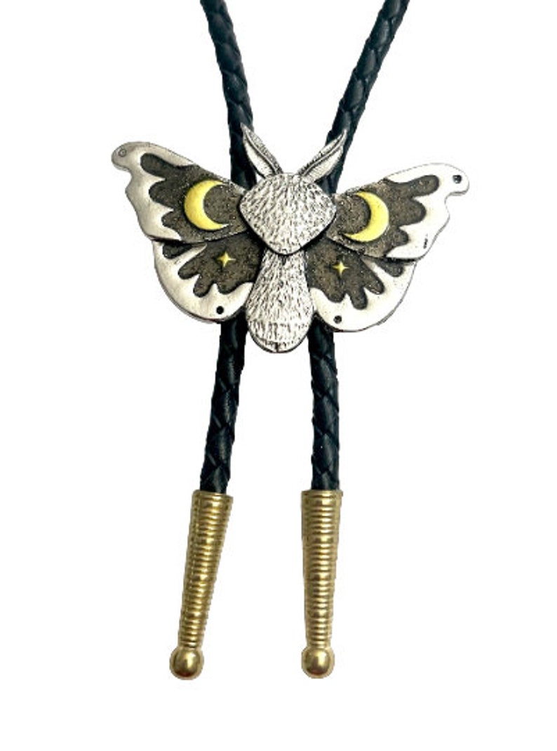Amazing Luna Moth Bolo Tie - Personalized Cord Color ,length , and Tips ...