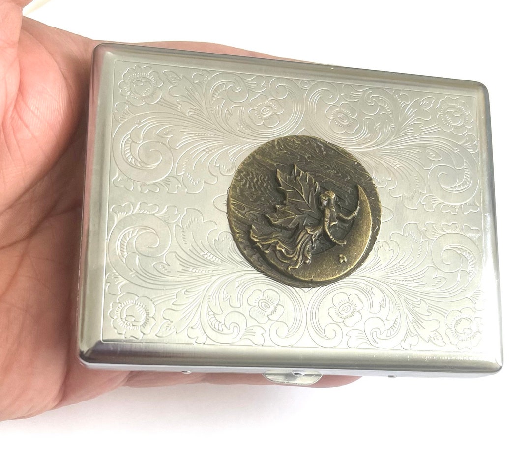 Amazing Stainless Steel MOON Cigarette Box Case Top Quality /T04 - Etsy