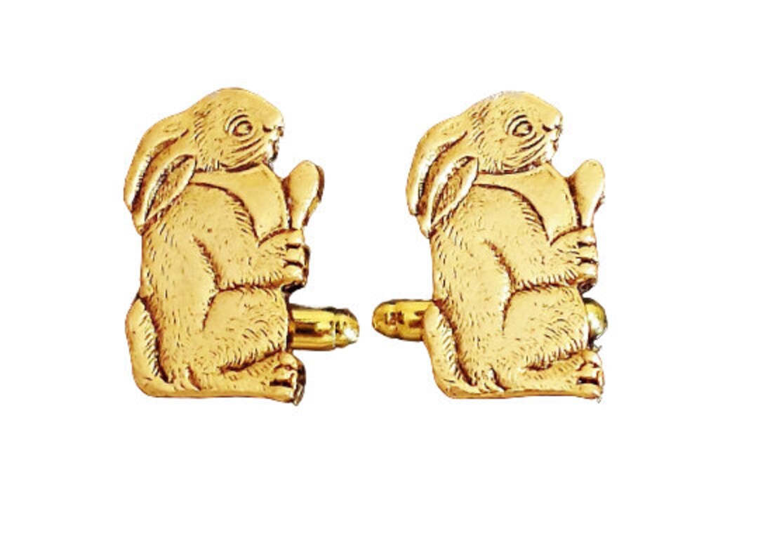 RABBIT Cuff Links Cufflinks /P10 - Etsy