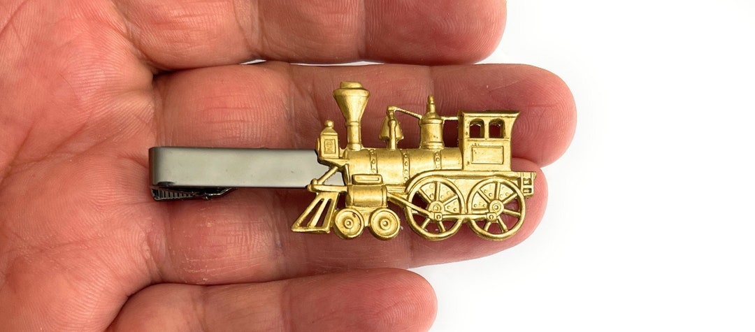 Amazing TRAIN Tie Clip Tie Bar / P93 - Etsy