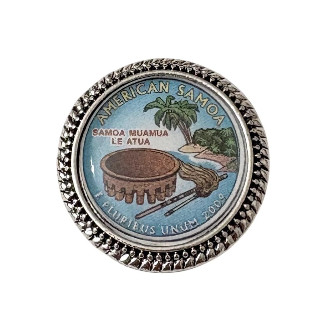 American Samoa US State Brooch / Tack Pin /ST02 - Etsy