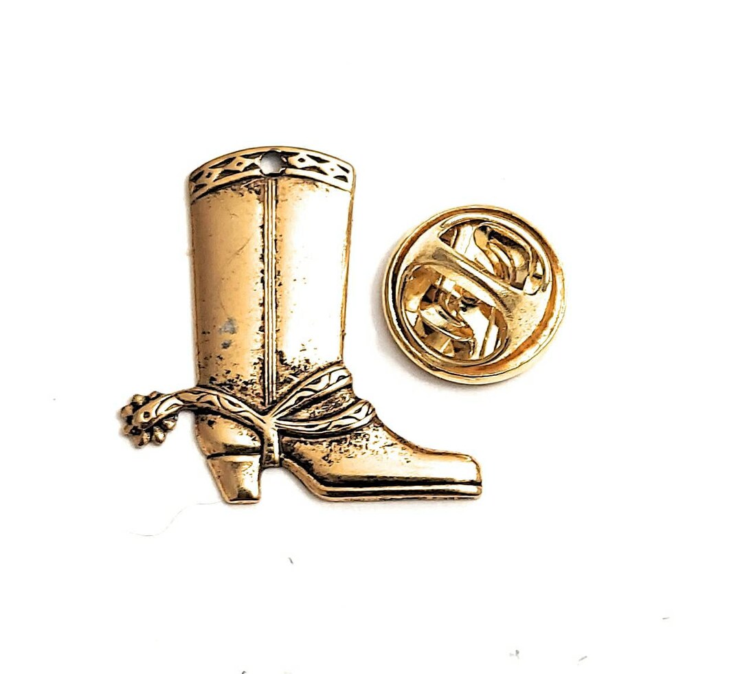 Cowboy Boot Lapel Pin Tack Pin / P50 - Etsy