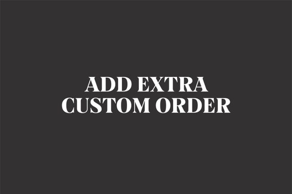 ADD ON Custom Order Logo Extra Revision - Etsy