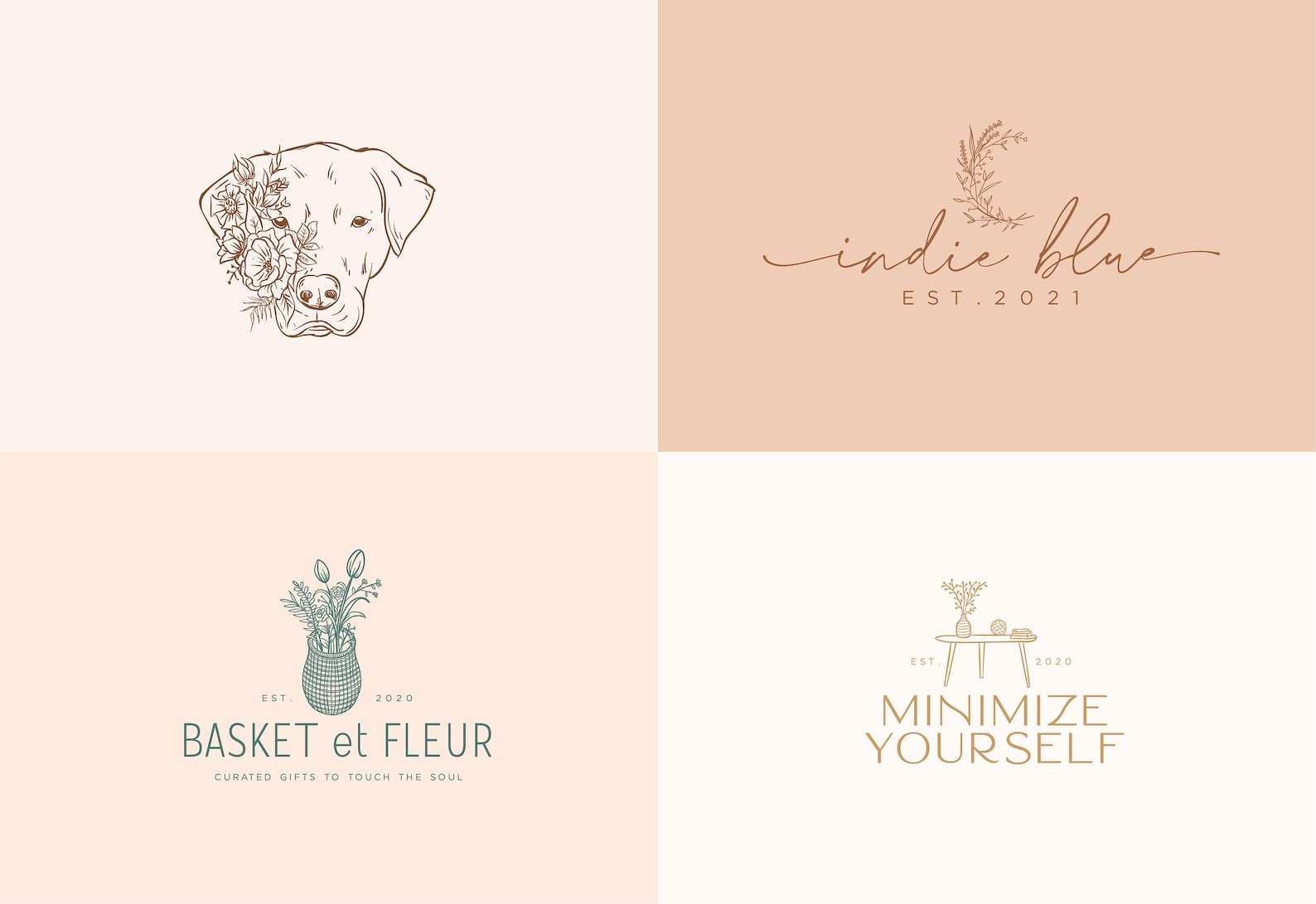 Custom Hand Drawing Logo Design Botanical Logo Floral Logo - Etsy Canada