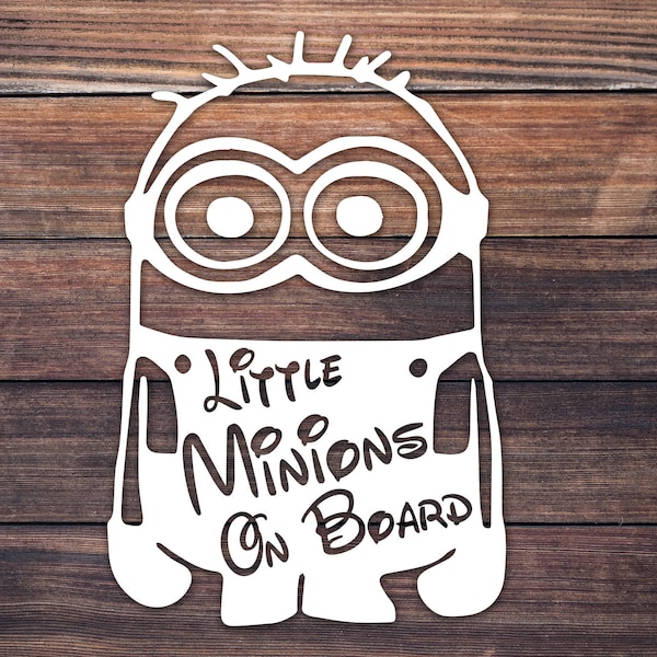Minion Family Car Decal - Etsy